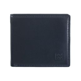 DuDu Geldb&ouml;rse Leder 10,5 cm in navy | Gr.: onesize