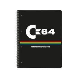 Commodore 64 Commedore 64 Collegeblock - Logo DIN A4 kariert in Mehrfarbig | Gr.: onesize