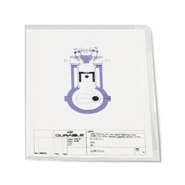 Durable Sichth&uuml;llen A4 120 my transaprent 100 St&uuml;ck | Gr.: onesize