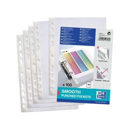 Oxford Prospekth&uuml;llen A5 PP glasklar Packung mit 100 St&uuml;ck | Gr.: onesize