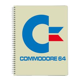Commodore 64 Commedore 64 Collegeblock - Logo DIN A4 kariert in Mehrfarbig | Gr.: onesize