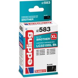 Edding Druckerpatrone kompatibel mit Brother LC3219XLBk black | Gr.: onesize