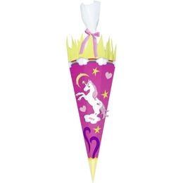 Buntpapierfabrik Ludwig B&auml;hr Schult&uuml;ten-Bastelset 68cm easy line Einhorn | Gr.: onesize