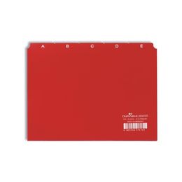 Durable Leitregister A-Z A5quer PP 25-teilig rot | Gr.: onesize