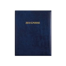 Roth Zeugnisringbuch Dunkelblau - ohne Einlagen &ndash; Lederoptik in Blau | Gr.: onesize