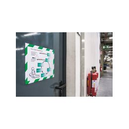 Durable Informationsrahmen Duraframe Security A4 magnethaftend Packung mit 5 ... | Gr.: onesize
