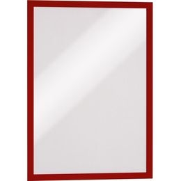 Durable Magnetrahmen Duraframe selbstklebend A3 rot Packung mit 6 St&uuml;ck | Gr.: onesize