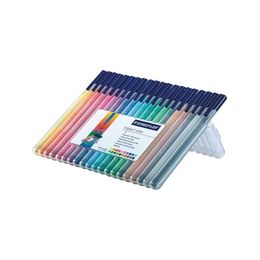 Staedtler Fasermaler triplus color 323 Packung mit 20 Farben | Gr.: onesize