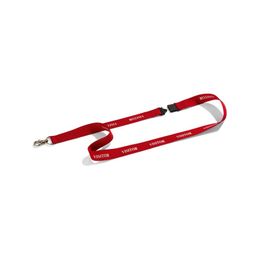 Durable Textilband 20 -Visitor- 44cm rot Packung mit 10 St&uuml;ck | Gr.: onesize