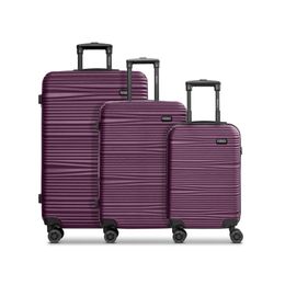 Redolz Essentials 16 3-SET 4 Rollen Kofferset 3-teilig in burgundy | Gr.: onesize
