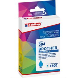 Edding Druckerpatrone ersetzt Brother LC3219XLC cyan | Gr.: onesize