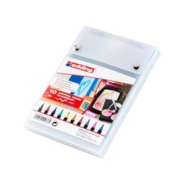 Pinselmaler Edding 1340 Brushpen Packung mit 10 Farben | Gr.: onesize
