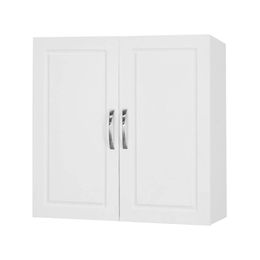 sobuy H&auml;ngeschrank in Wei&szlig; - (B)60 x (H)60 x (T)30cm | Gr.: onesize