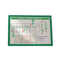 Durable Magnetrahmen Duraframe selbstklebend A3 gr&uuml;n Packung mit 2 St&uuml;ck | Gr.: onesize