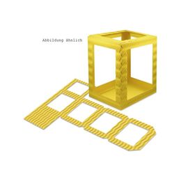 Buntpapierfabrik Ludwig B&auml;hr Laternen 3D-Colorwellpappe H&ouml;he 18cm Packung mit 10 St&uuml;ck farbig so... | Gr.: onesize