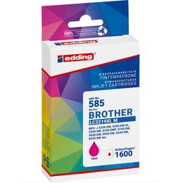 Edding Druckerpatrone ersetzt Brother LC3219XLM magenta | Gr.: onesize