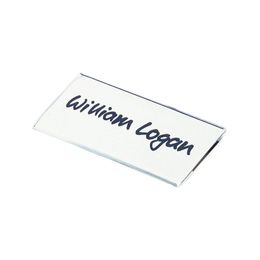 Durable Namensschild 40x75mm mit Kombiklemme Packung mit 25 St&uuml;ck | Gr.: onesize