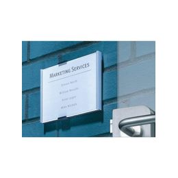 Durable T&uuml;rschild 210x148,5mm silber | Gr.: onesize