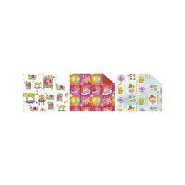 Buntpapierfabrik Ludwig B&auml;hr Tonkarton 220g/qm 49,5x68cm Packung mit 10 Bogen Happy 3 ... | Gr.: onesize