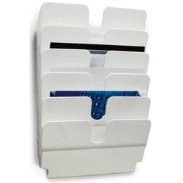 Durable Prospektst&auml;nderset Flexiplus A4 quer 6-teilig wei&szlig; | Gr.: onesize