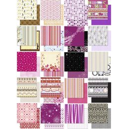 Buntpapierfabrik Ludwig B&auml;hr Designpapier Glitter Love 190g/qm 30,5x30,5cm Packung mit 40 Blatt | Gr.: onesize