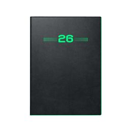 Brunnen Taschenkalender 736 10x14cm 1 Tag/Seite PU-Einband flexibel Neon ... | Gr.: onesize