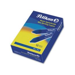 Pelikan Wachs-Signierkreide 772/12 blau Packung mit 12 St&uuml;ck | Gr.: onesize