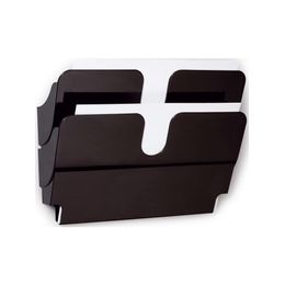 Durable Prospektst&auml;nderset Flexiplus A4 quer 2-teilig schwarz | Gr.: onesize