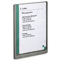 Durable T&uuml;rschild A4 graphit | Gr.: onesize
