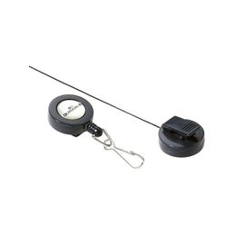 Durable Ausweishalter mit Karabinerhaken anthrazit Packung mit 10 St&uuml;ck | Gr.: onesize