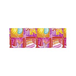 Buntpapierfabrik Ludwig B&auml;hr Transparentpapier 115g/qm A4 Packung mit 25 Blatt Happy Party | Gr.: onesize