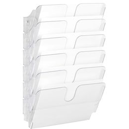 Durable Prospektst&auml;nderset Flexiplus A4 quer 6-teilig transparent | Gr.: onesize