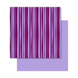Buntpapierfabrik Ludwig B&auml;hr Scrapbook Paper Winterzauber flieder/brombeer 12x12 Zoll Packung mit ... | Gr.: onesize