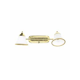 Licht-Erlebnisse Wandlampe (B)41 x (H)12 cm in Gold Wei&szlig; | Gr.: onesize