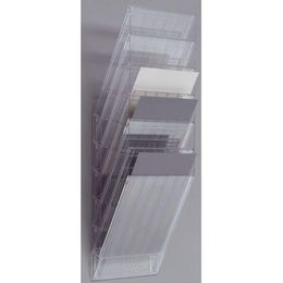 Durable Prospektspender Flexiboxx 6 A4 6 F&auml;cher transparent | Gr.: onesize
