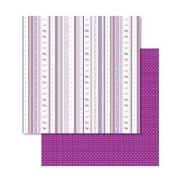 Buntpapierfabrik Ludwig B&auml;hr Scrapbook Paper Classic Christmas flieder/brombeer 12x12 Zoll Packung ... | Gr.: onesize