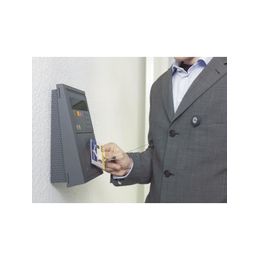 Durable Namensschild mit Ausweiskartenhalten 85x54mm transparent Packung mit ... | Gr.: onesize