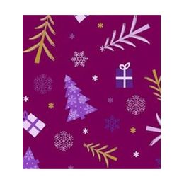 Buntpapierfabrik Ludwig B&auml;hr Fotokarton Winterzauber flieder/brombeer 300g/qm 49,5x68cm Packung ... | Gr.: onesize