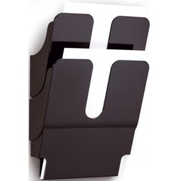 Durable Prospektst&auml;nderset Flexiplus A4 2-teilig schwarz | Gr.: onesize