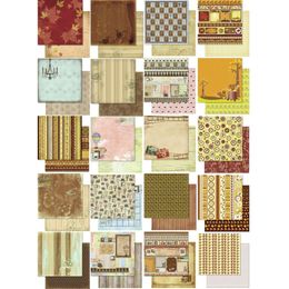 Buntpapierfabrik Ludwig B&auml;hr Designpapier Glitter Autum 190g/qm 30,5x30,5cm Packung mit 40 Blatt | Gr.: onesize