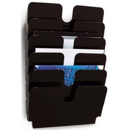 Durable Prospektst&auml;nderset Flexiplus A4 quer 6-teilig schwarz | Gr.: onesize