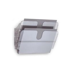 Durable Prospektst&auml;nderset Flexiplus A4 quer 2-teilig transparent | Gr.: onesize