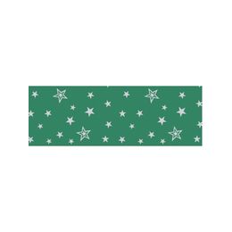 Buntpapierfabrik Ludwig B&auml;hr Transparentpapier 115g/qm A4 Packung mit 25 Blatt Silver Stars gr&uuml;n | Gr.: onesize