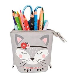 Herlitz Sch&uuml;leretui Stiftek&ouml;cher Polyester 140x75mm Kitty | Gr.: onesize