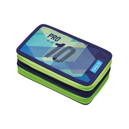 Herlitz Sch&uuml;leretui TriCase 31-teilig Green Goal Polyester BxHxT 190x115x70mm | Gr.: onesize