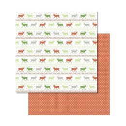 Buntpapierfabrik Ludwig B&auml;hr Scrapbook Paper Classic Christmas rot/gr&uuml;n12x12 Zoll Packung mit 25 B... | Gr.: onesize