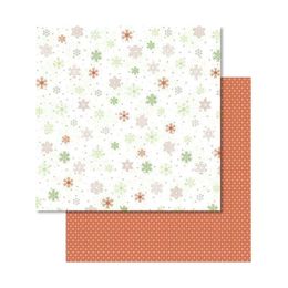 Buntpapierfabrik Ludwig B&auml;hr Scrapbook Paper Classic Christmas rot/gr&uuml;n12x12 Zoll Packung mit 25 B... | Gr.: onesize