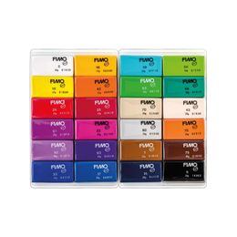 Staedtler Modelliermasse Fimo soft -Basic Colours-farbig sortiert 24x 25g | Gr.: onesize