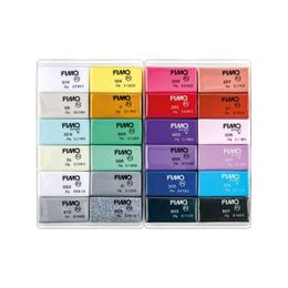 Staedtler Modelliermasse Fimo effect farbig sortiert 24x 25g | Gr.: onesize