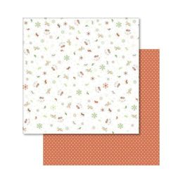 Buntpapierfabrik Ludwig B&auml;hr Scrapbook Paper Classic Christmas rot/gr&uuml;n12x12 Zoll Packung mit 25 B... | Gr.: onesize